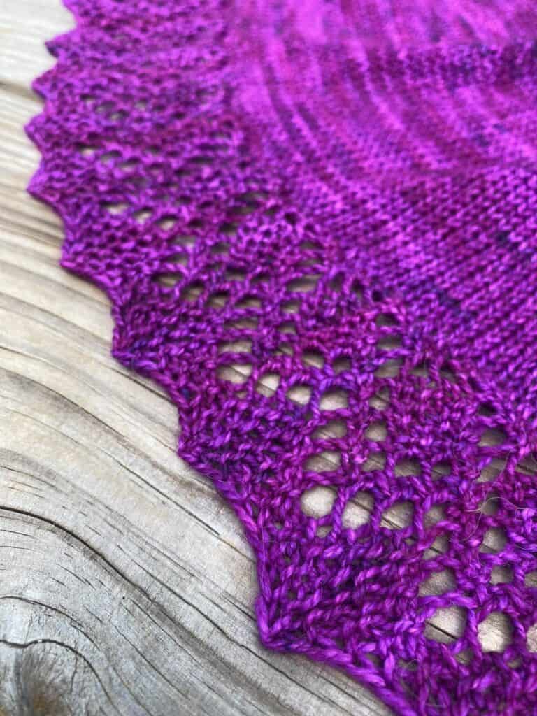 Spring Is Here Shawlette- Knitting Pattern – Clover Needlecraft