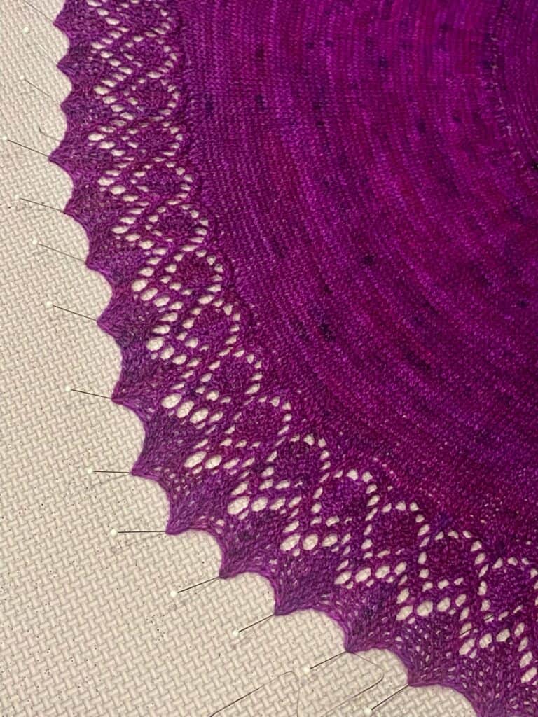 Spring Is Here Shawlette- Knitting Pattern – Clover Needlecraft