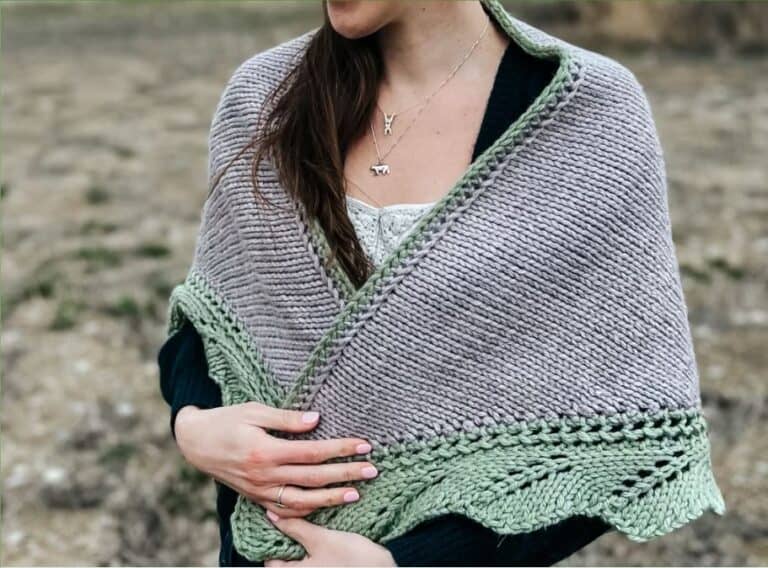 Spring Awakening Shawl- Knitting Pattern – Clover Needlecraft