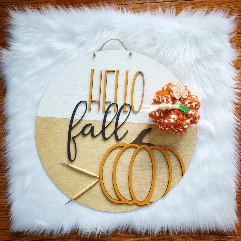 Mountain Road Pumpkin: Knitting Pattern – Clover Needlecraft