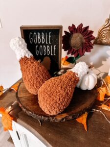Thanksgiving Turkey Leg! (crochet) – Clover Needlecraft