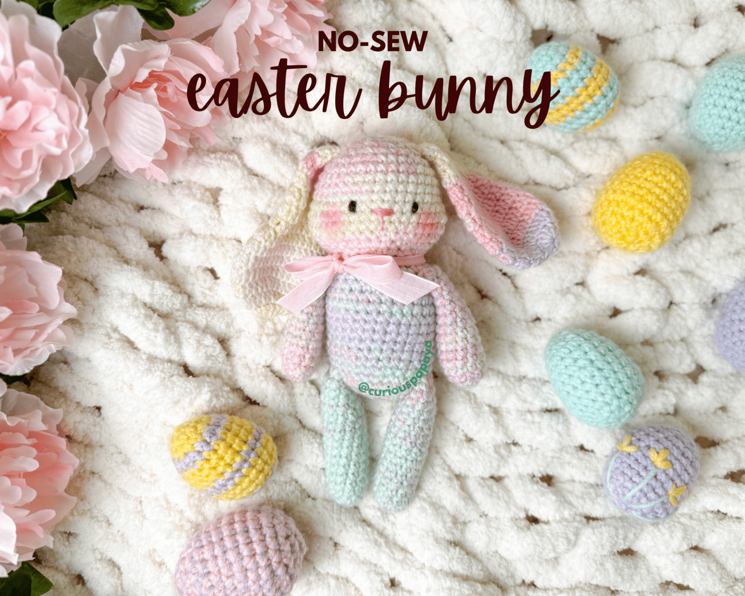 *No-Sew* Easter Bunny Crochet Pattern! – Clover Needlecraft