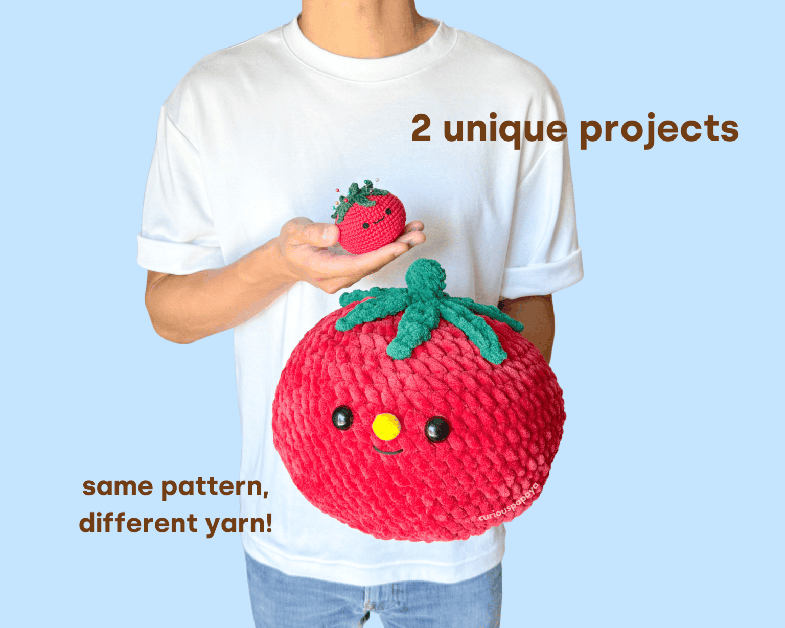 Tomato Pin Cushion Crochet Pattern – Clover Needlecraft