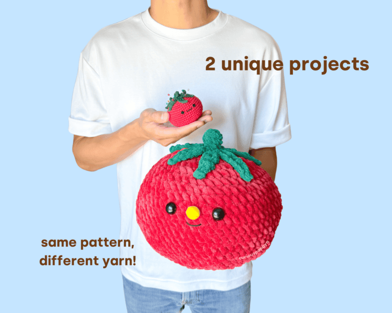 Tomato Pin Cushion Crochet Pattern – Clover Needlecraft