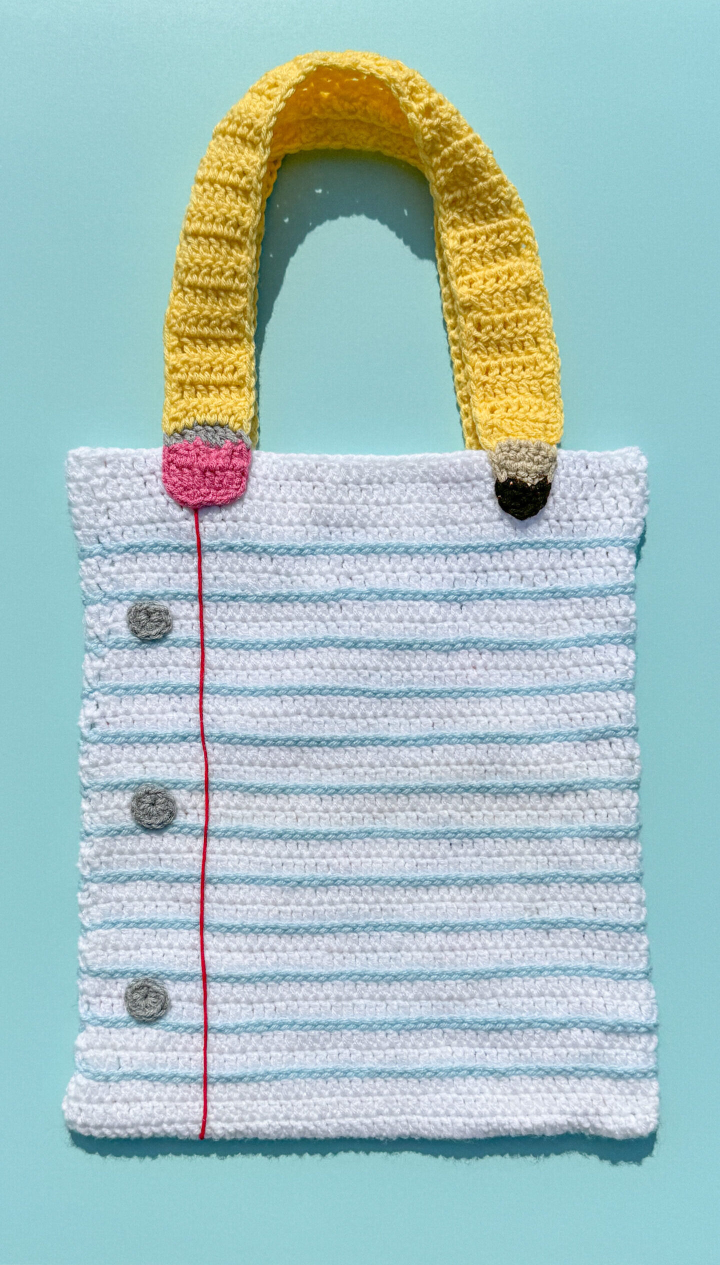 Lined Paper Tote Bag *crochet pattern* – Clover Needlecraft