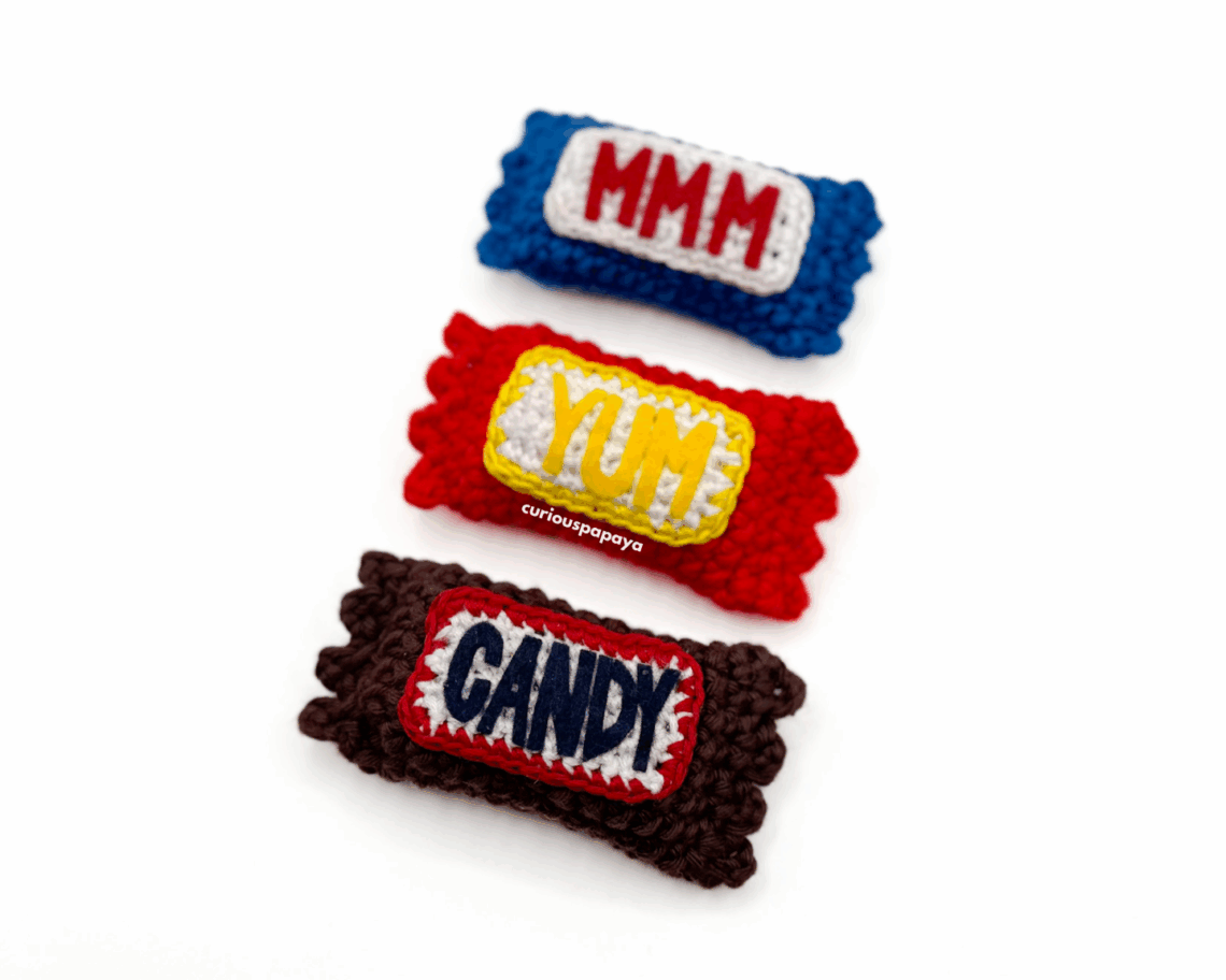 Halloween Mini Candy Bars *crochet pattern* – Clover Needlecraft
