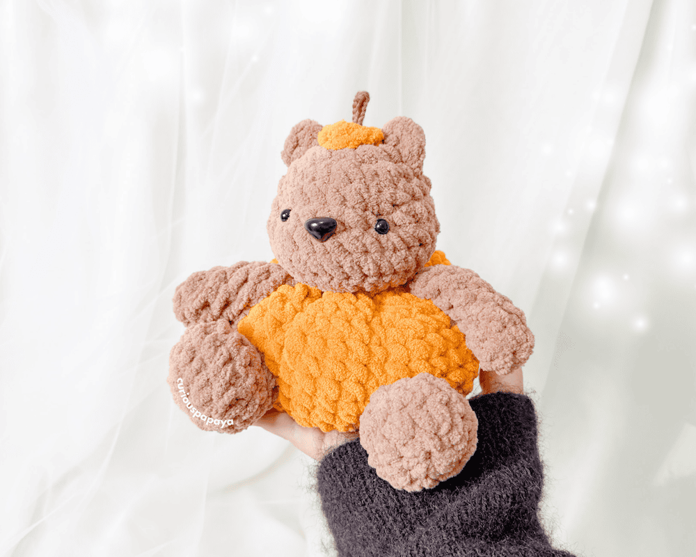Pumpkin Bear *crochet pattern* – Clover Needlecraft